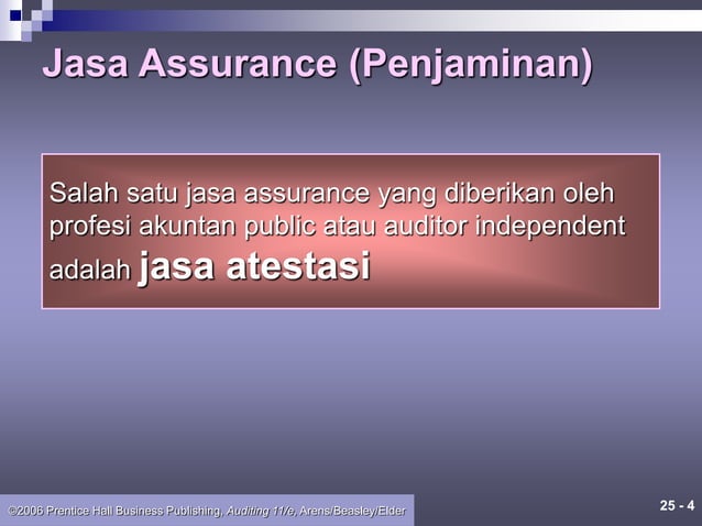 AUDITING II chapter25.ppt