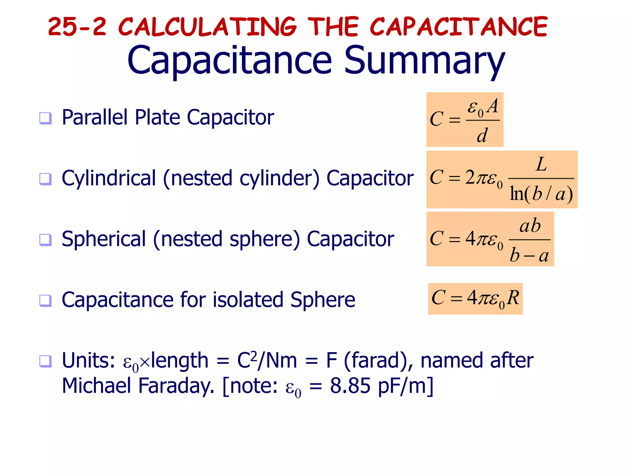 Chapter 25 capacitance phys 3002 | PDF