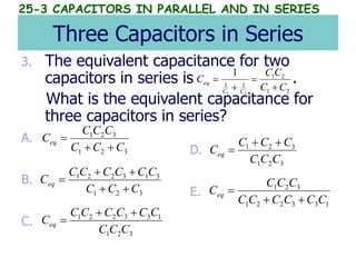 Chapter 25 capacitance phys 3002 | PDF