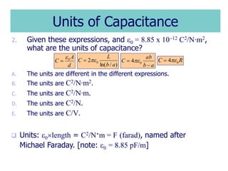 Chapter 25 capacitance phys 3002 | PDF