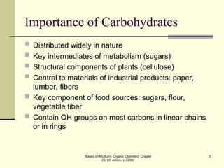 Chapter 25 Carbohydrates 222222222222.ppt