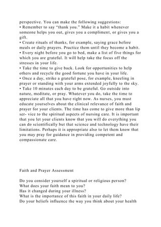 CHAPTER 25 Faith and PrayerPrayer indeed is good, but while c.docx