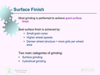 Chapter 25 (grinding) | PPT