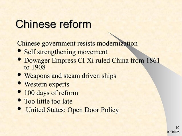 Chapter 25 Imperialism in China by britain | PPT