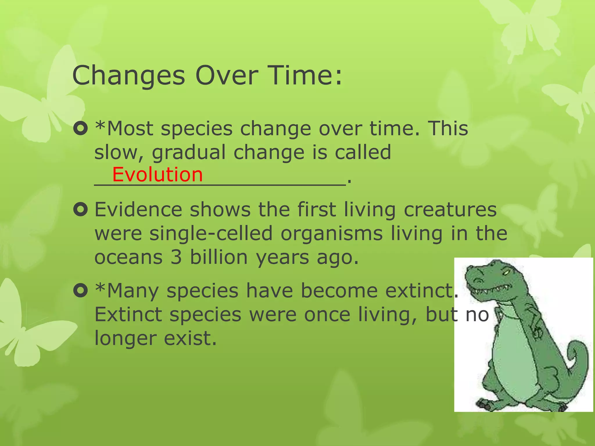 Introduction to Theory of Evolution | PPTX