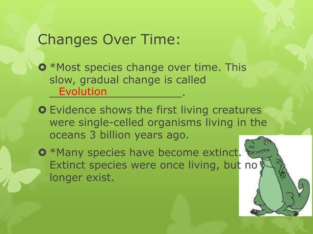 Introduction to Theory of Evolution | PPTX | Biological Sciences | Science