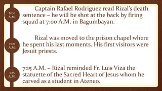 Chapter 25: Martyrdom at Bagumbayan | PPTX