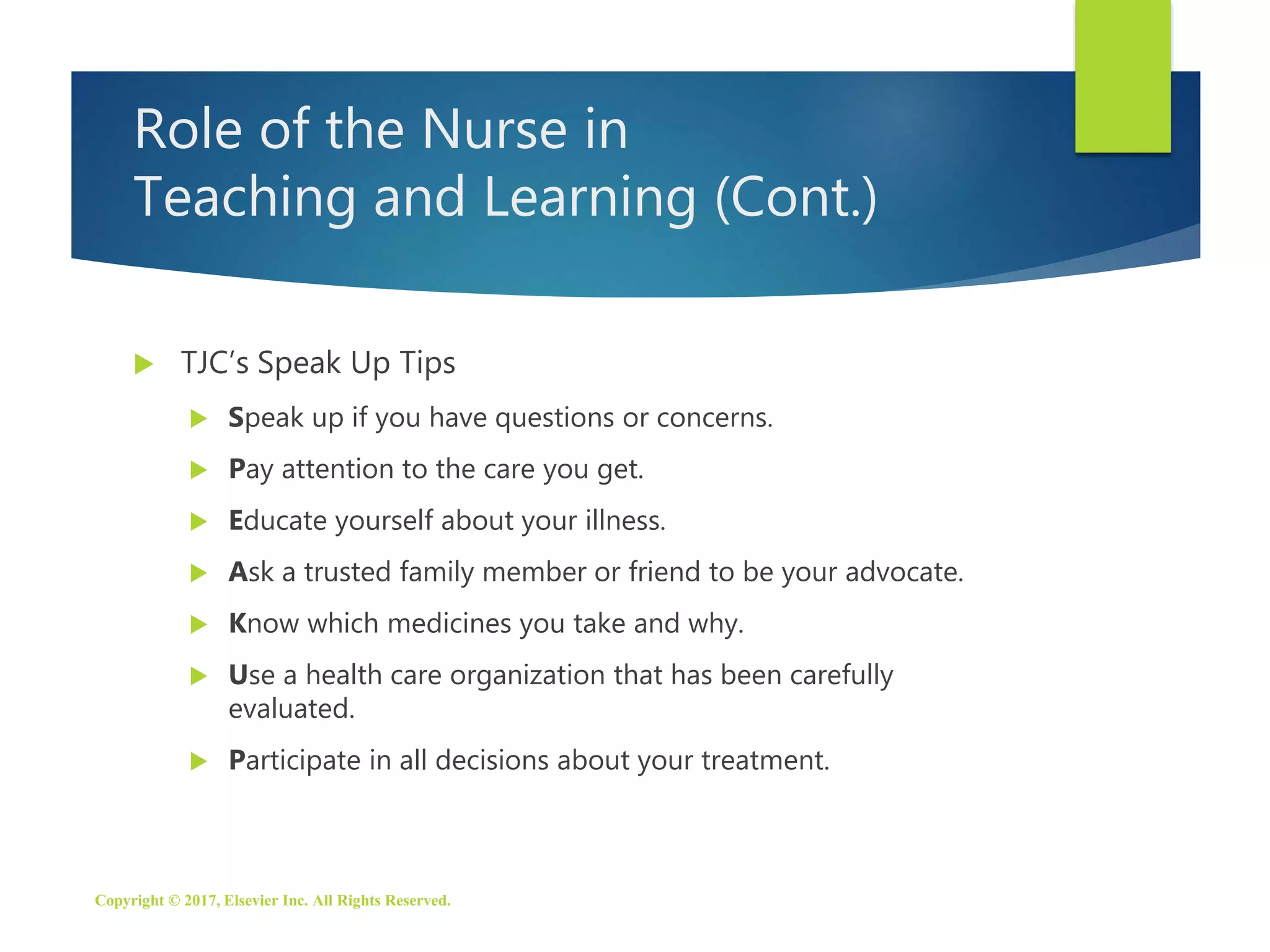 Chapter25 patient education | PPTX