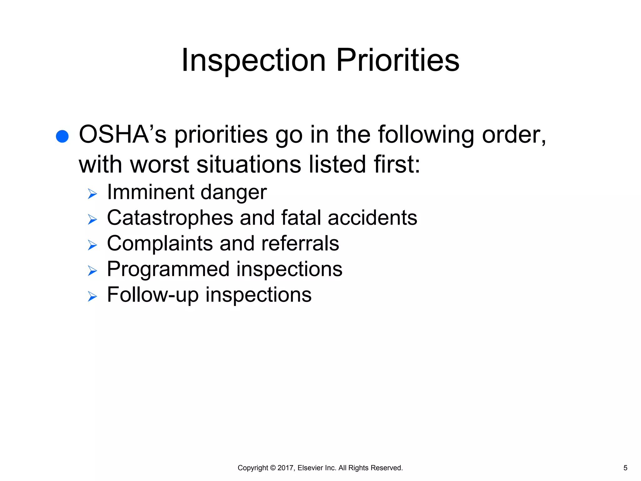 Chapter 25: OSHA Inspections | PPTX