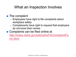Chapter 25: OSHA Inspections | PPTX