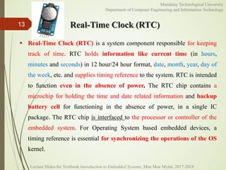 Introduction to Embedded System I: Chapter 2 (5th portion) | PPTX