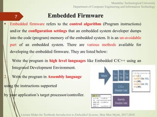 Introduction to Embedded System I: Chapter 2 (5th portion) | PPTX