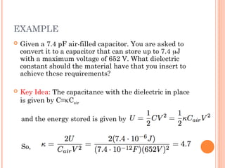 chapter26 sciences physics capacitance and dielectric | PPT