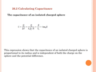 chapter26 sciences physics capacitance and dielectric | PPT