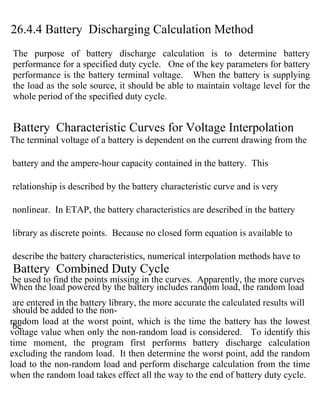 Chapter 26 battery sizing and discharge analysis norestriction | PPT