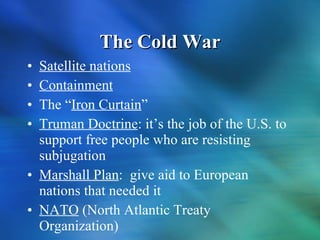 Chapter 26 The Cold War | PPT