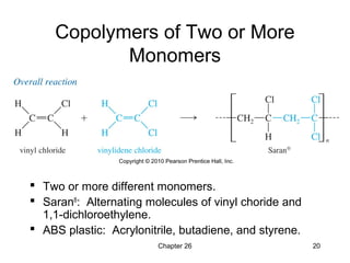 26 - Synthetic Polymers - Wade 7th | PPT