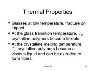 26 - Synthetic Polymers - Wade 7th | PPT