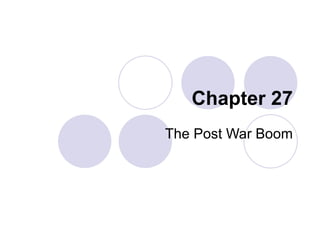 Chapter 27 | PPT