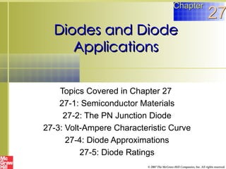 Chapter27 diode and diode applications ECE | PPT