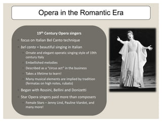 Chapter 27 - Early Romantic Opera | PPTX