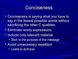 Chapter 2, 7 cs of_business_communication_a | PPT