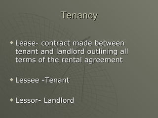 Chapter 27 pp | PPT | Real Estate Renting and Leasing | Real Estate