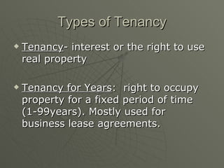 Chapter 27 pp | PPT | Real Estate Renting and Leasing | Real Estate