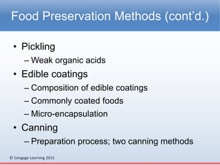 Chapter 28 - Food Preparation | PPT