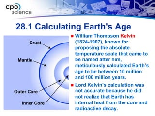 Chapter 28 1 Modern Geology PPTX