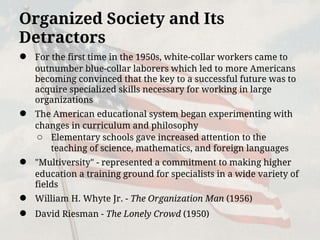 Chapter 28 presentation the affluent society 1 | PDF