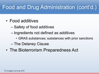 Chapter 29 - Government Food Regulations | PPTX