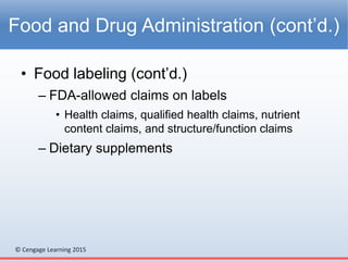 Chapter 29 - Government Food Regulations | PPTX