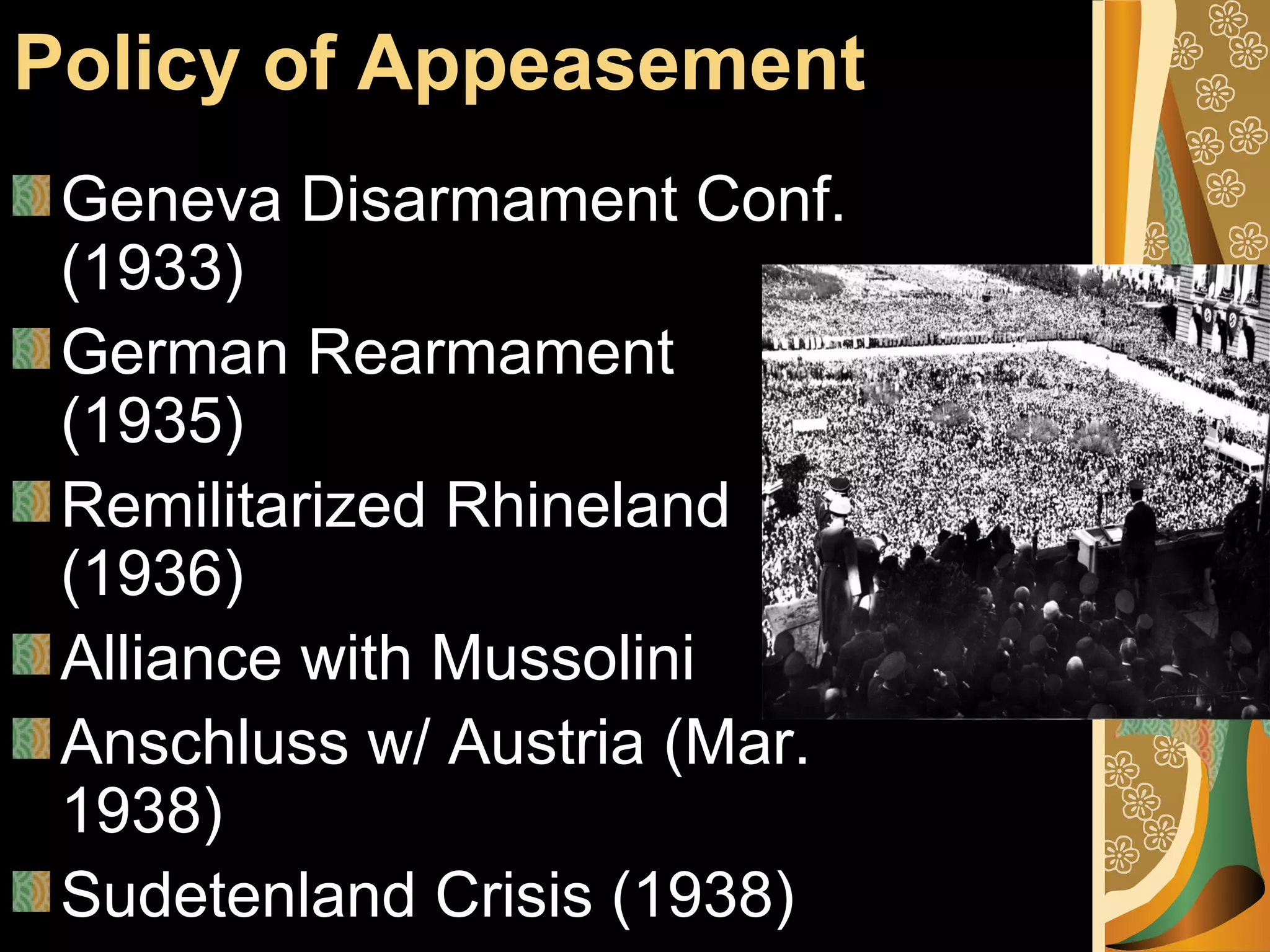 Chapter 29 the road to wwii | PPT | Politics