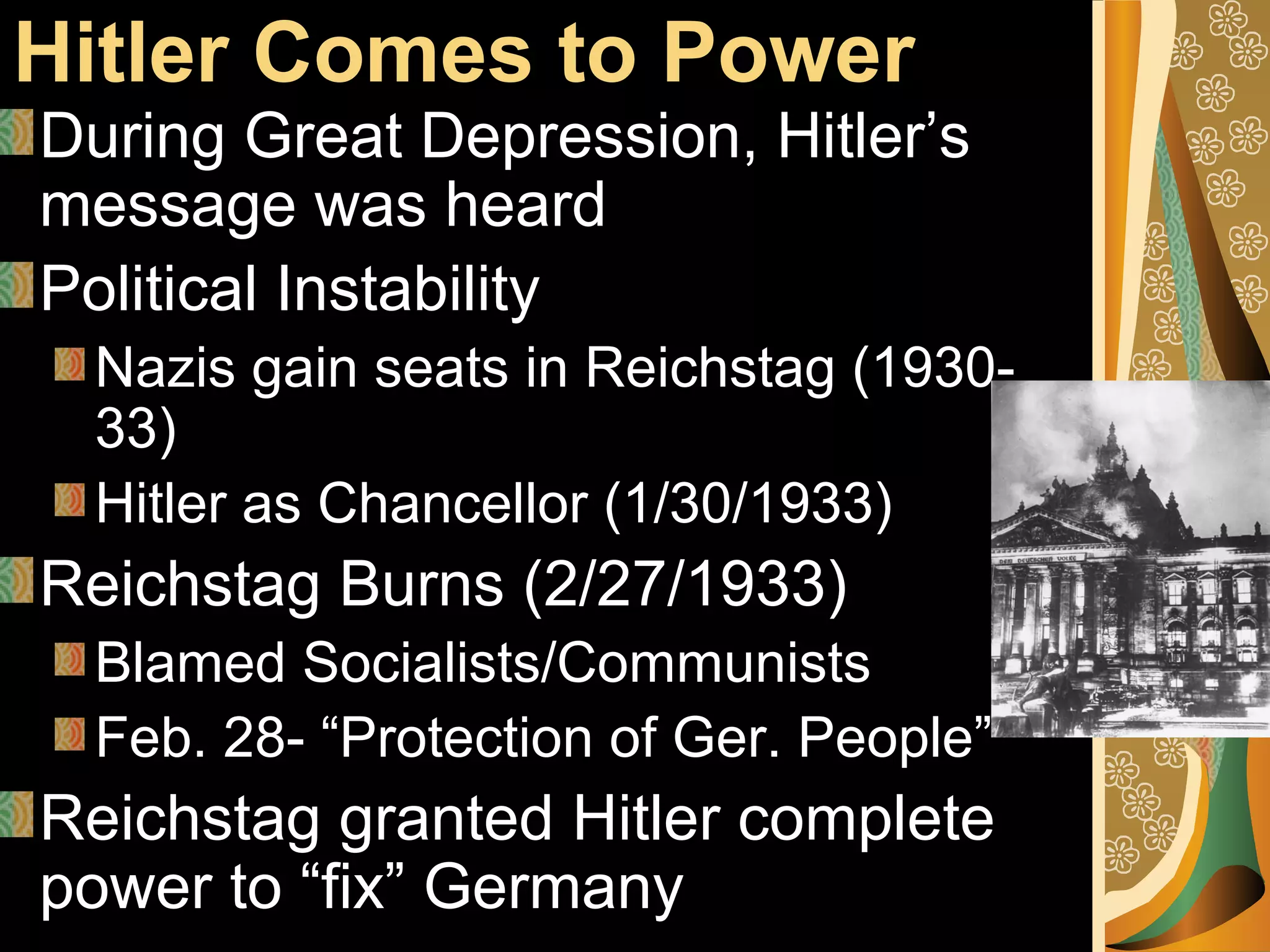 Chapter 29 the road to wwii | PPT | Politics