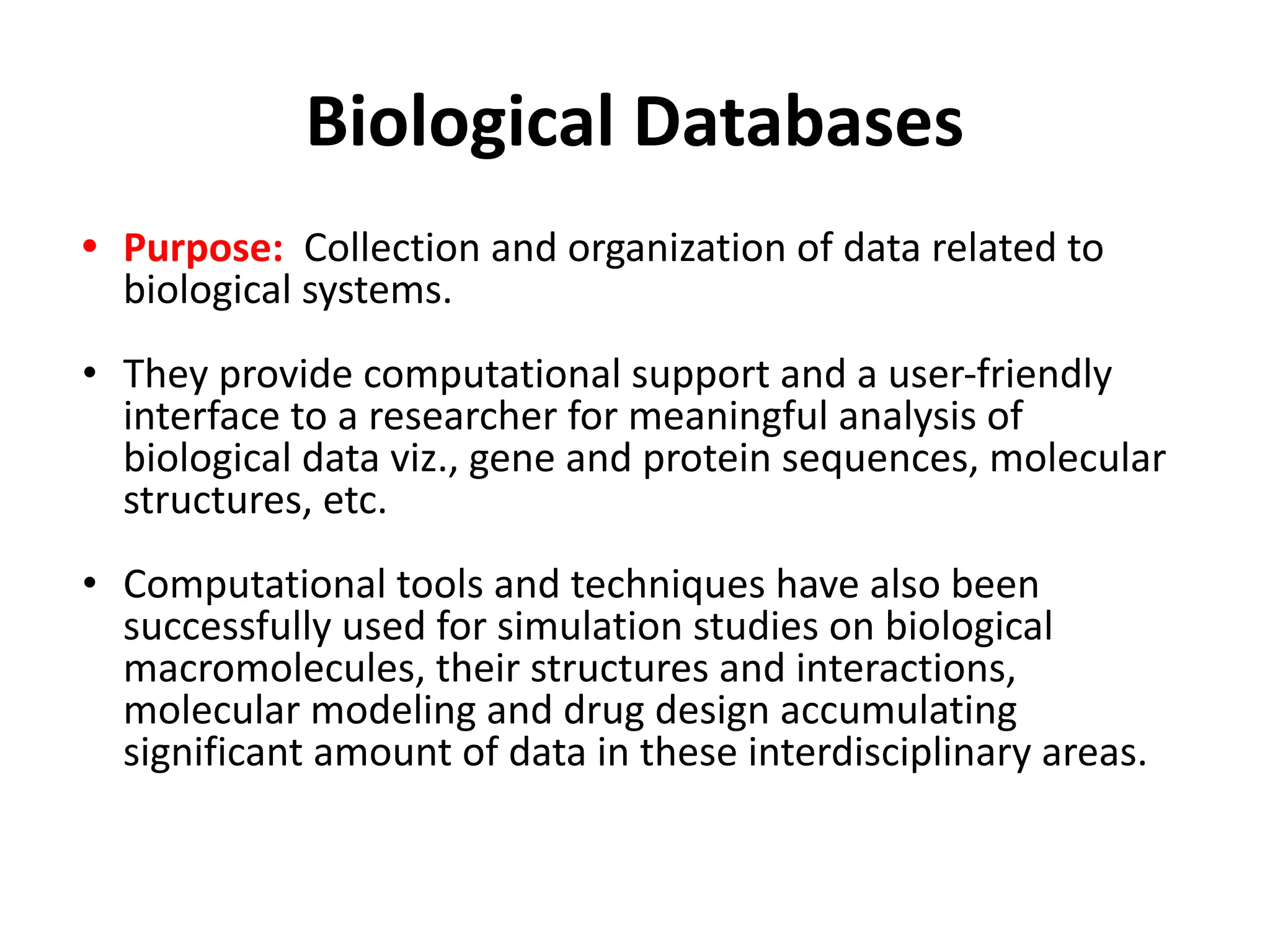 INTRODUCTION TO Databases in Bioinformatics.pptx.pdf