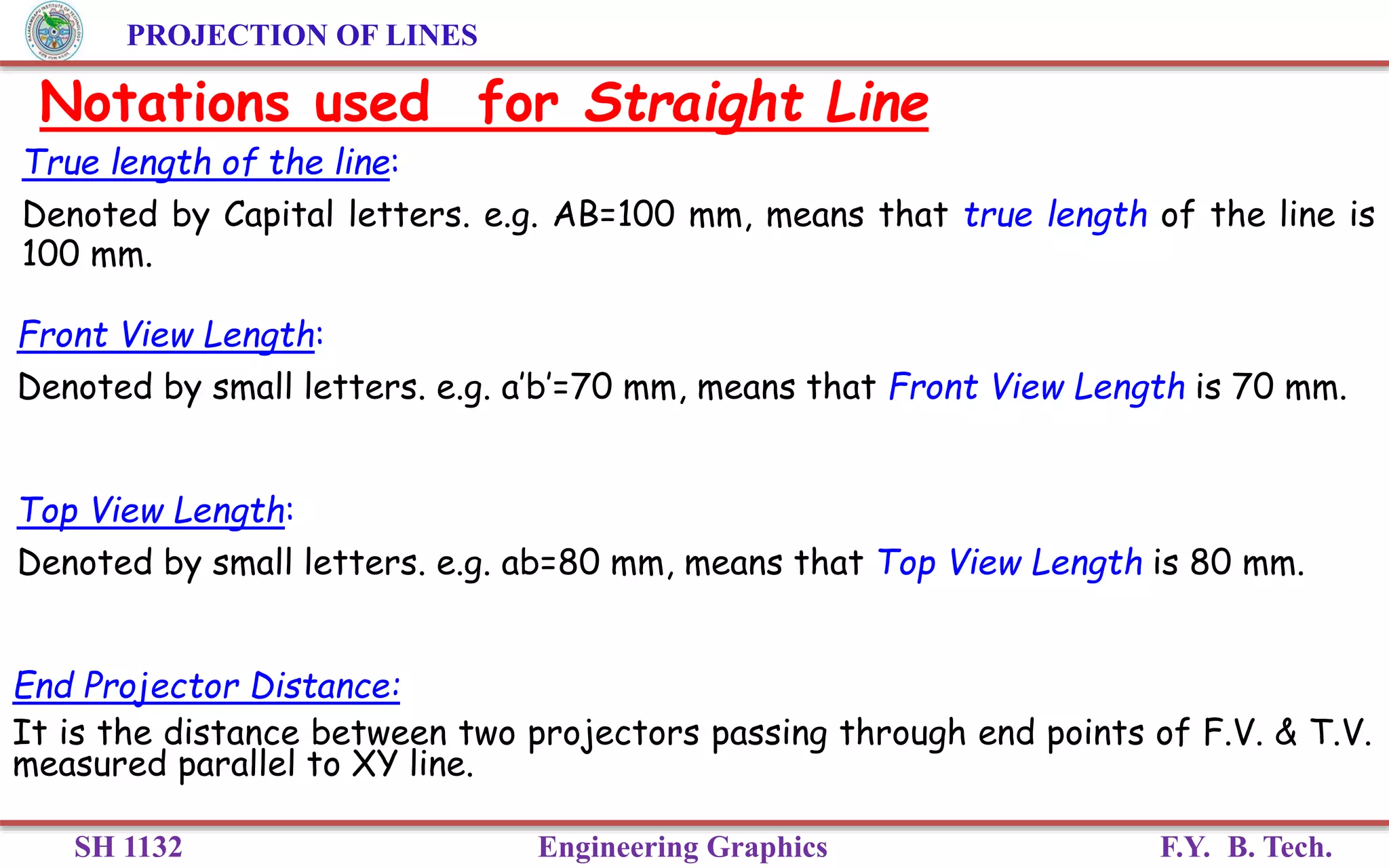 Projection of Lines | PPSX