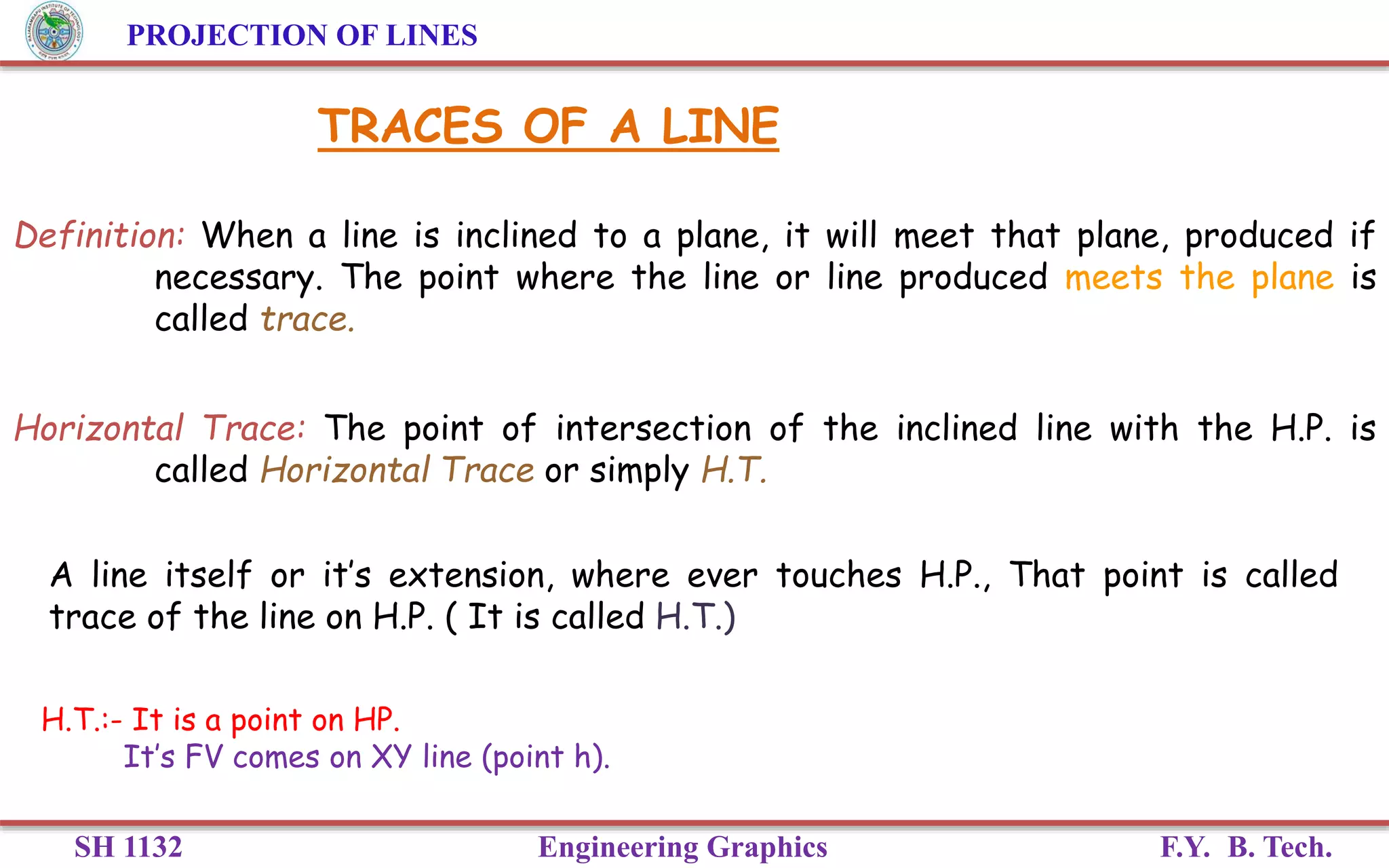Projection of Lines | PPSX