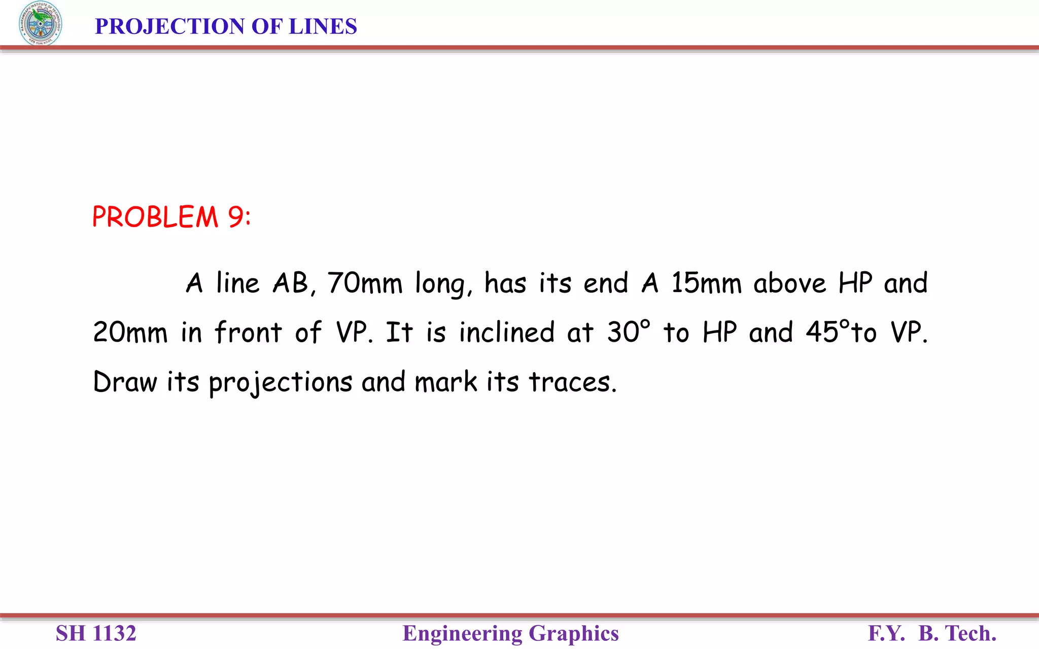 Projection of Lines | PPSX