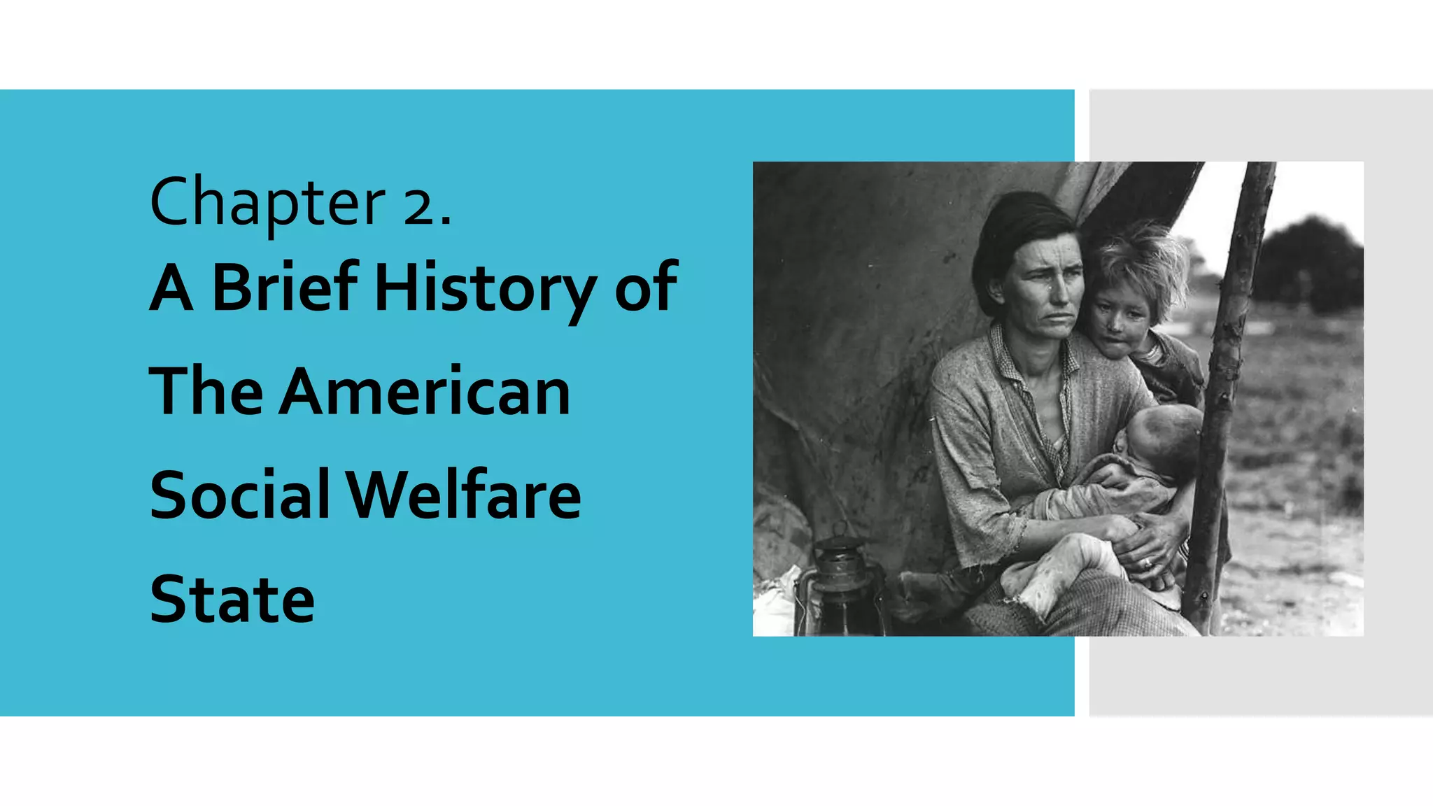 Chapter 2 a brief history of the american social welfare state (2020 ...