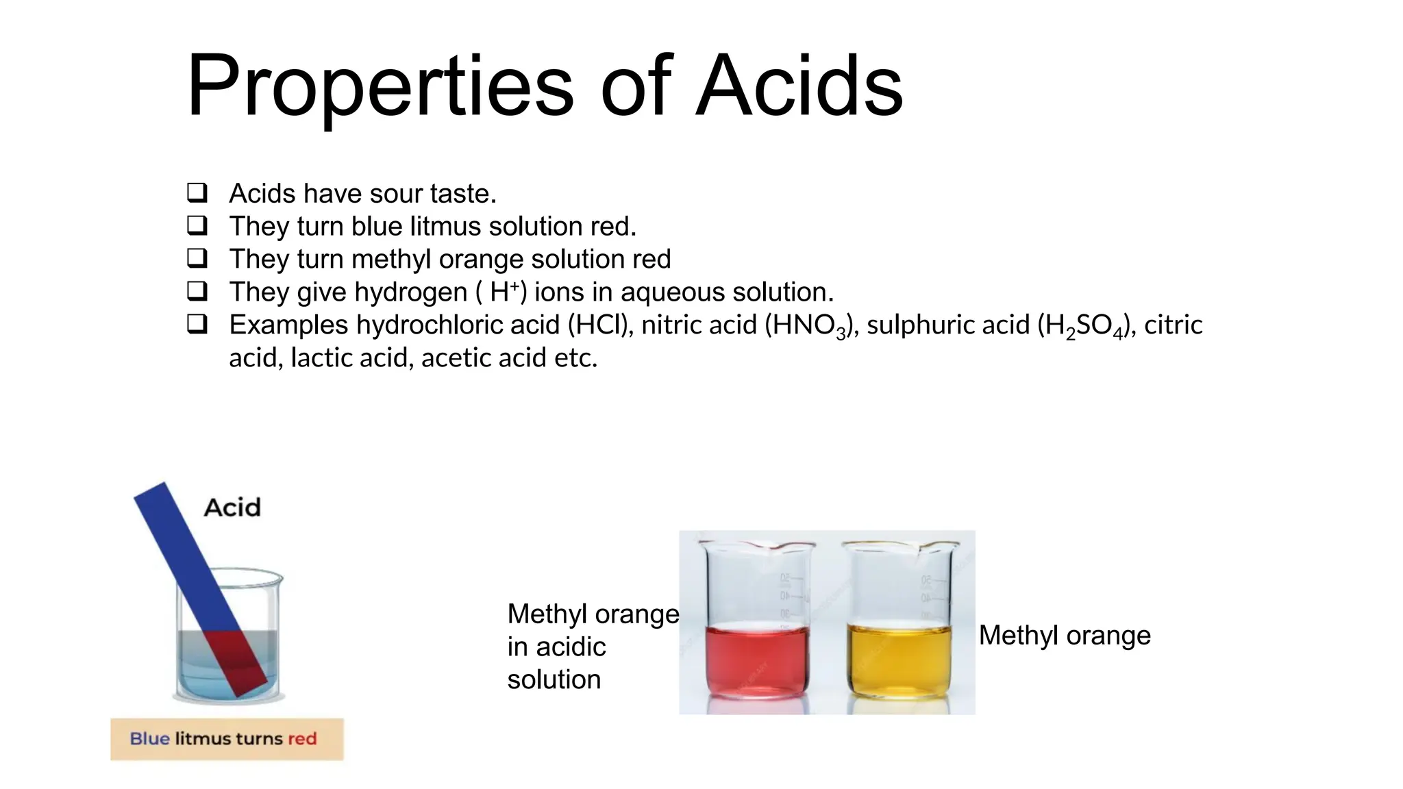 Chapter 2 Acids, Bases and Salts Chemical reactions of acids | PDF