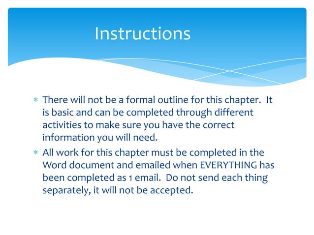 Chapter 2 activities | PPT