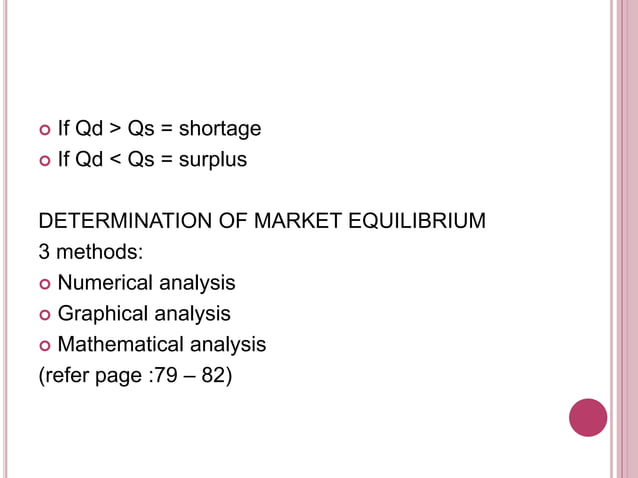Chapter 2 additional notes (market equilibrium) economics | PPT