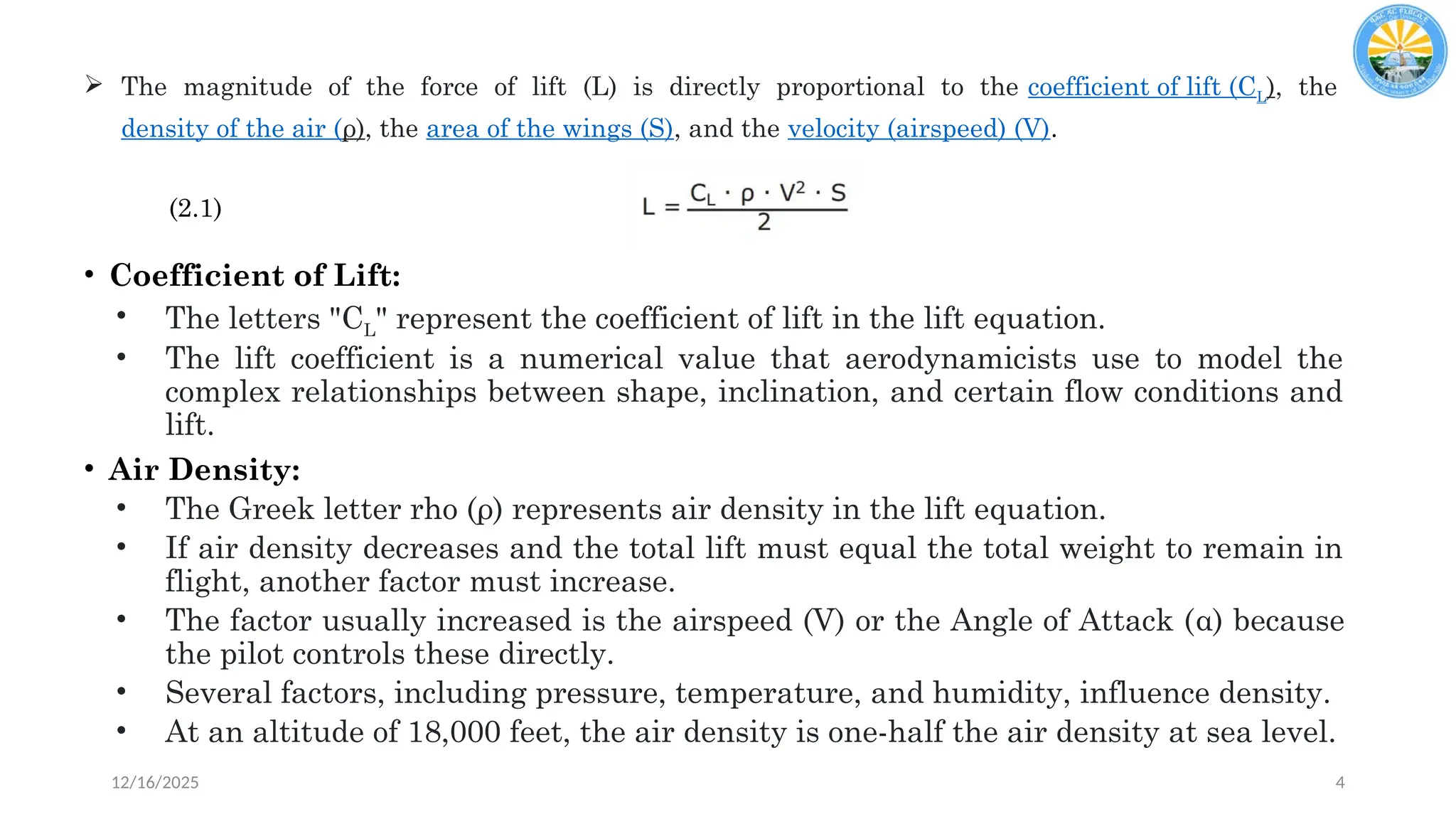 Chapter 2_Aerodynamics Performance in aerospace vehicle design.pptx