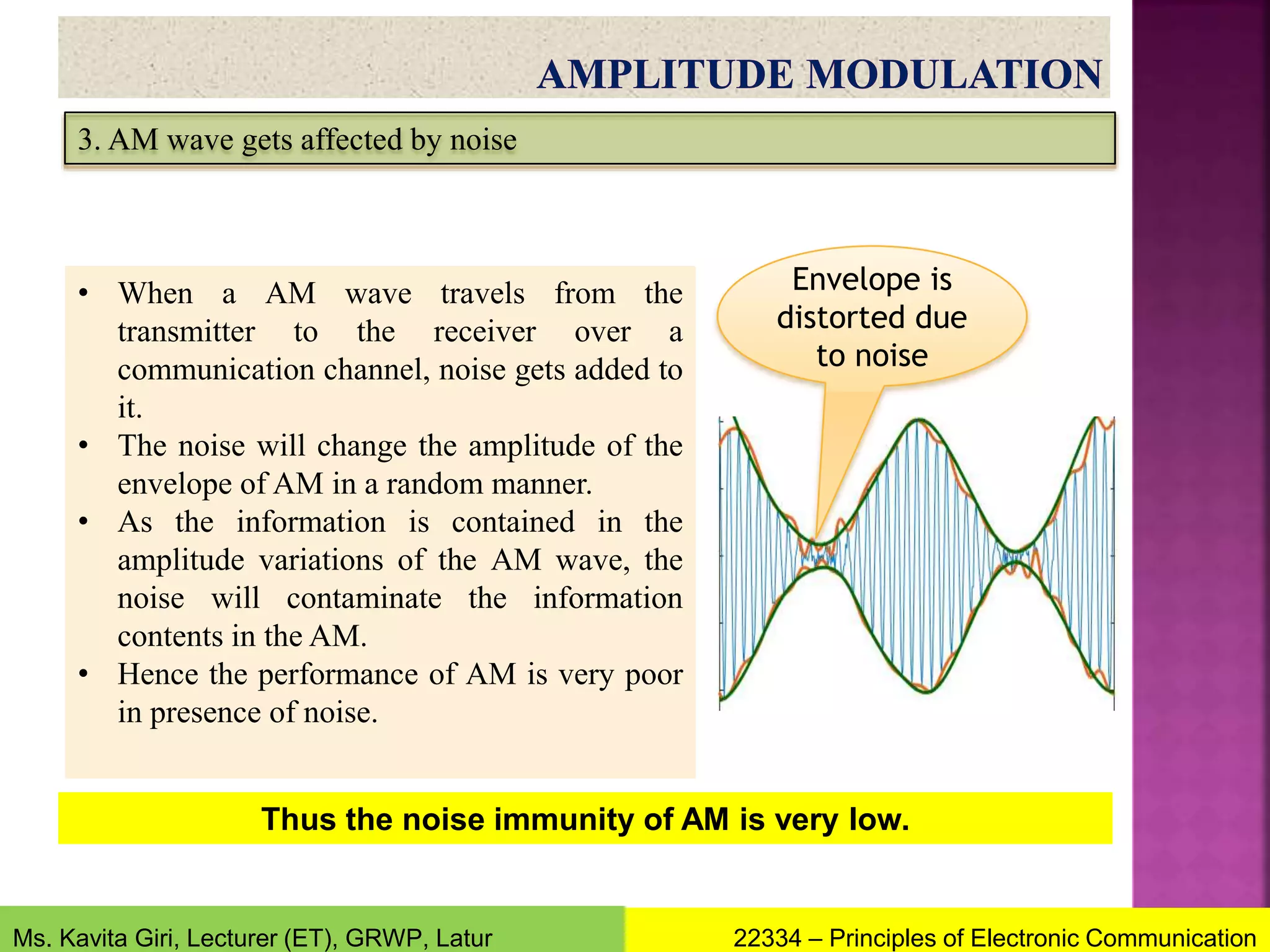 Amplitude Modulation and Frequency Modulation | PPTX