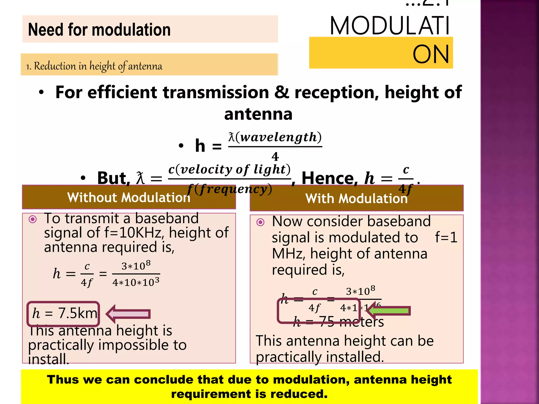 Amplitude Modulation and Frequency Modulation | PPTX