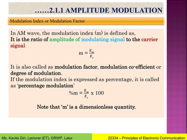 Amplitude Modulation and Frequency Modulation | PPTX | Digital Audio ...