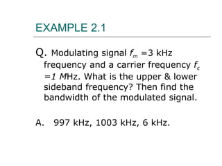 Chapter 2 amplitude_modulation | PPT