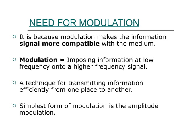 Chapter 2 amplitude_modulation | PPT | Digital Audio | Computer Software and Applications