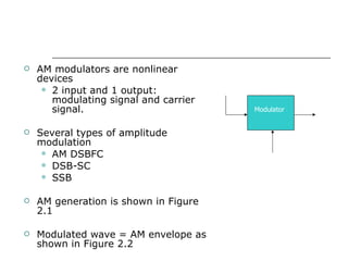 Chapter 2 amplitude_modulation | PPT | Digital Audio | Computer Software and Applications